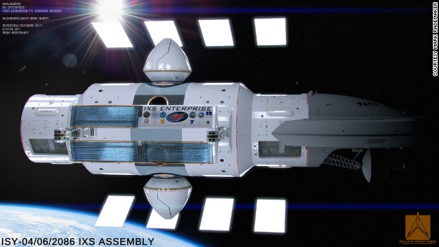 NASA unveils model of warp-drive starship, which is currently ...